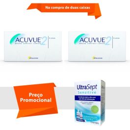 Acuvue 2 com UltraSept - Lente de Contato Incolor | Viallure