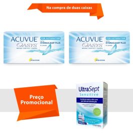 Acuvue Oasys para Astigmatismo com Hydraclear Plus e Ultrasept - Lente ...