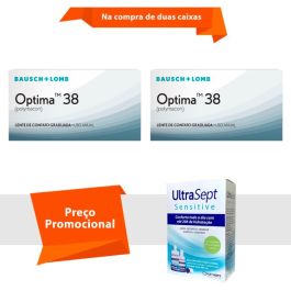 Optima 38 com UltraSept - Lente de Contato Incolor | Viallure